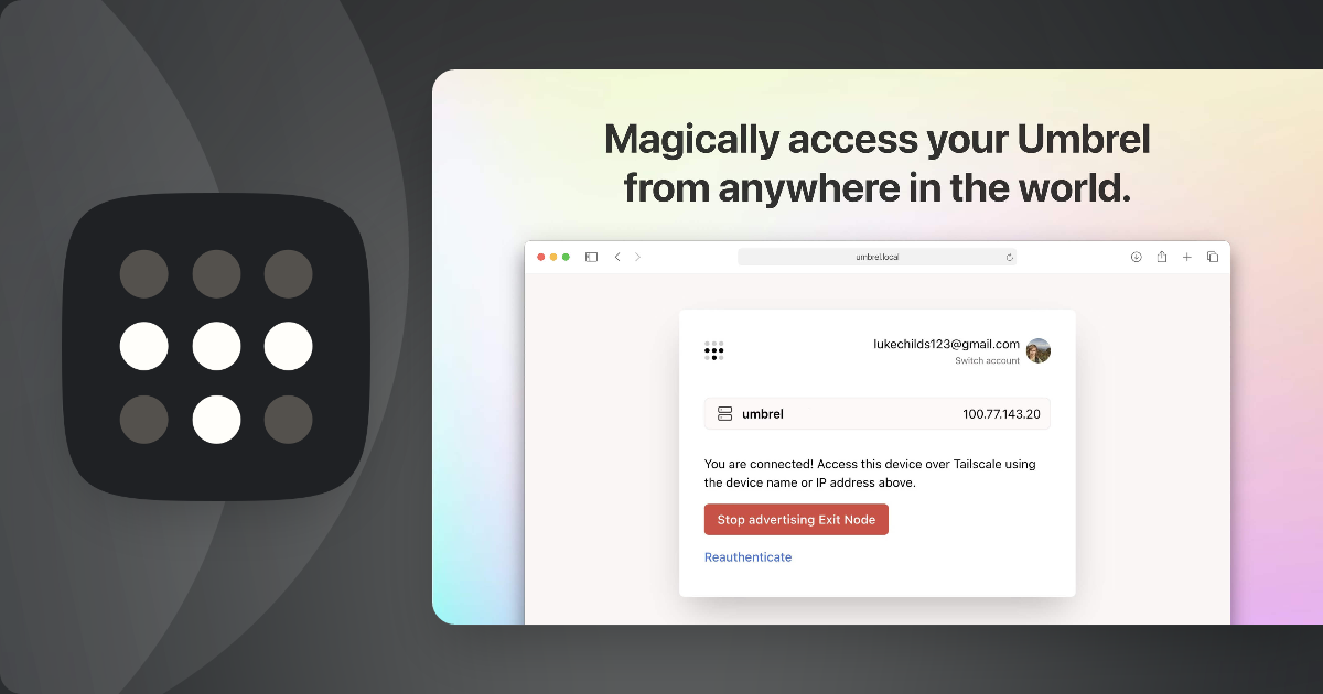 Tailscale | Umbrel App Store